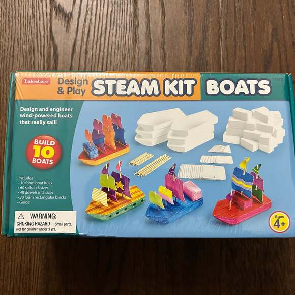 Lakeshore | Toys | Lakeshore Design Play Steam Kit Boats Building ...